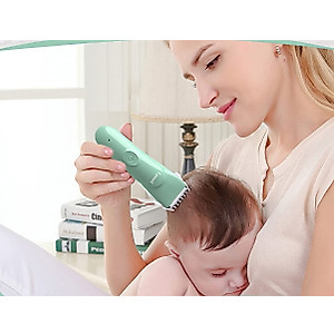 Baby Hair Clippers - Ultra Quiet Electric Hair Trimmer, Cordless Rechargeable Waterproof Haircut Kit for Kids Infants & Adult.