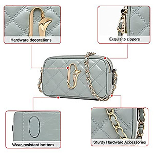 Leather Crossbody Bags for Women, Genuine Leather Women's Fashion Shoulder Bags, Khaki, One Size