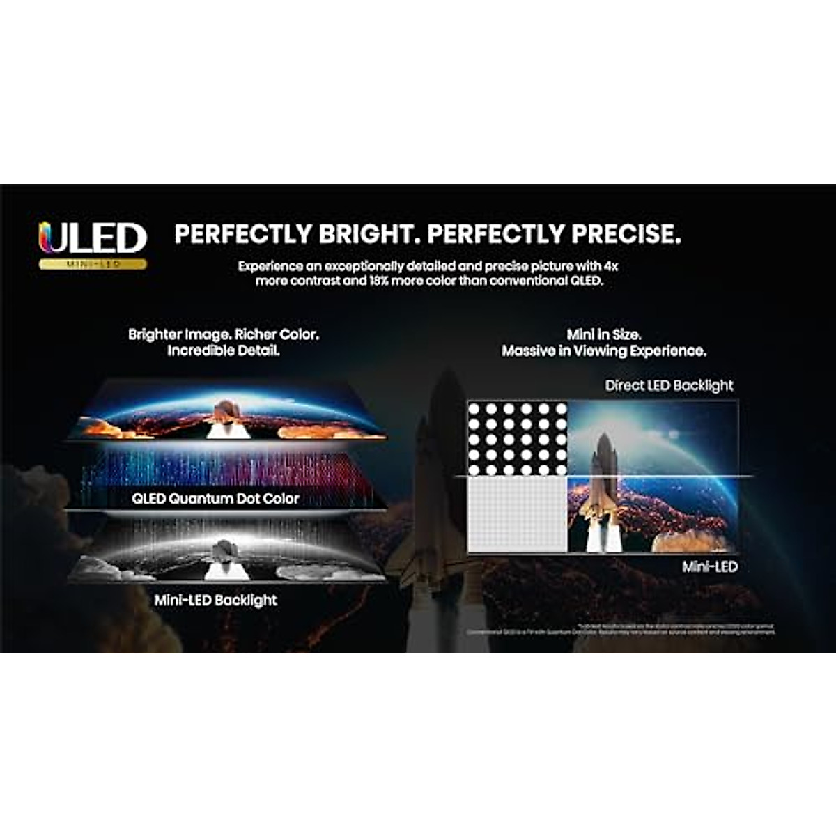 Hisense 65-Inch Class U8 Series Mini-LED ULED 4K UHD Google Smart TV (65U8K) - QLED, 480 Motion Rate, 144Hz Game Mode Pro, Dolby Vision IQ, HDMI 2.1, Alexa Compatibility, 2.1.2 Multi-Channel Audio