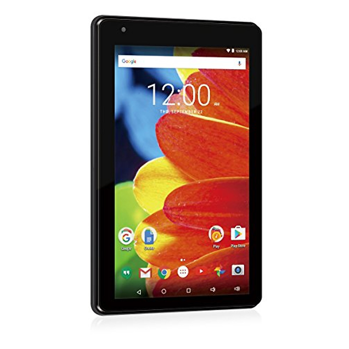 RCA RCT6873W42 Voyager 7 16GB Tablet 1024 X 600 Resolution 1.2GHz Intel Atom Quad-Core Processor Android 6.0 Marshmallow, Black