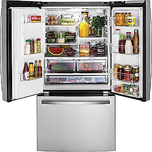 GE® ENERGY STAR® 25.6 Cu. Ft. Fingerprint Resistant French-Door Refrigerator