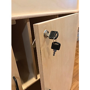 Kids' Station Daycare Changing Table, 40"w X 20"d X 40"h, with Doors, Assembled