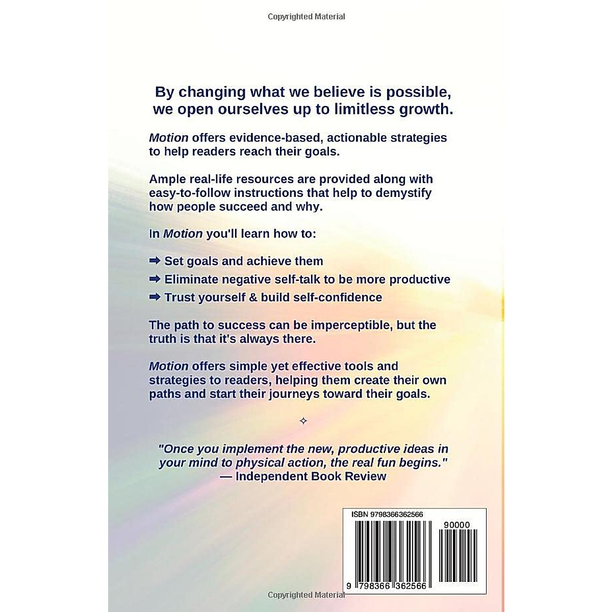 Motion: The Art of Moving Forward by Creating Change