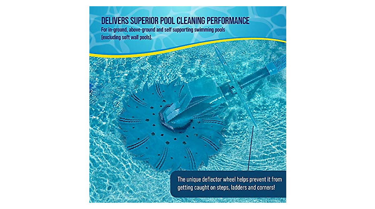 Powerful U.S. Pool Supply Octopus Automatic Pool Vacuum Cleaner & Hose Set