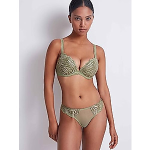Aubade Women's Paradis Exotique Tanga, Green (Amazonia), XX-Large