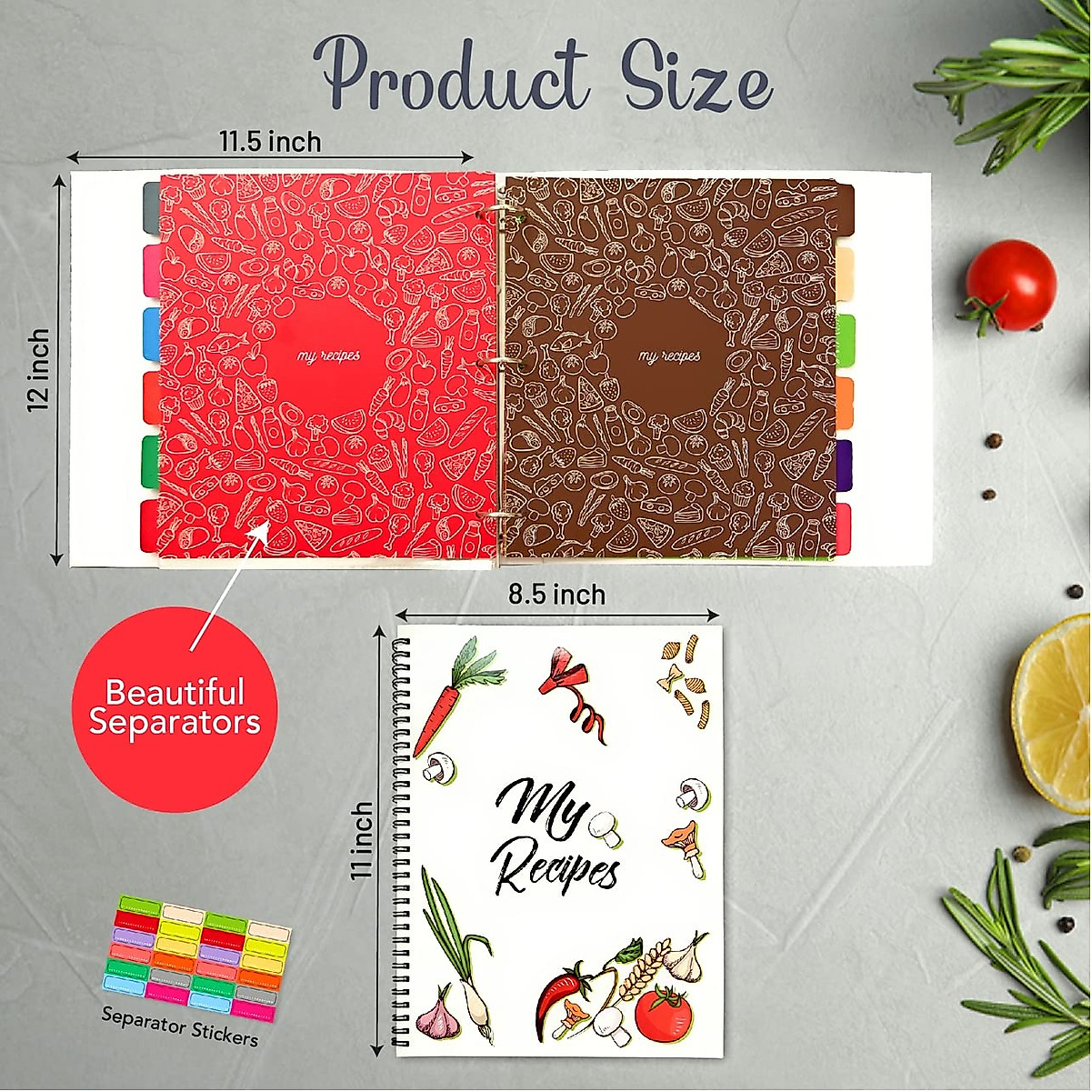 Recipe Binder Comes with Recipe Book, Recipe Book to Write in Your Own Recipes, Recipe Books, Recipe Notebook, Recipe Book Binder, Blank Cookbook, Recipe Binder Ring, Cook Books to Write in