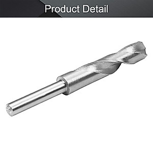 Utoolmart Reduced Shank Drill Bit 17.5mm High Speed Steel HSS 4241 with 1/2 Inch Straight Shank 1pcs