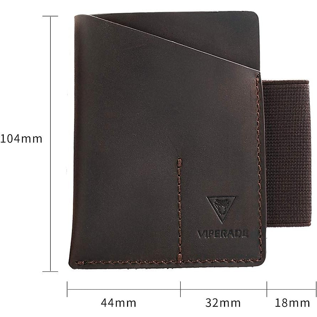 VIPERADE PJ12 Leather EDC Pocket Organizer for Belt, Multitool and Flashlight Holster, Leather EDC Holster with Pen Loop, EDC Leather Knife Sheath with Belt Clip