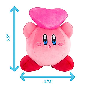 Club Mocchi Mocchi- Kirby Plush - Kirby and Friend Heart Plushie - Soft and Squishy Video Game Collectibles - Valentines Day Gifts and Valentines Day Decor - Gaming Room Decor - 6 Inch