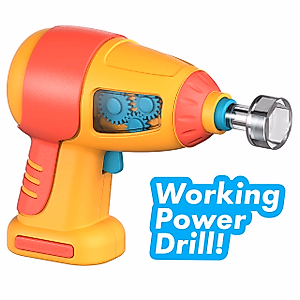 Educational Insights Design & Drill Bolt Buddies Helicopter Take Apart Toy with Electric Toy Drill, Preschool STEM Toy, Gift for Boys & Girls, Ages 3+