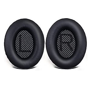 Replacement Ear Pads for Bose QuietComfort 15/QuietComfort 25(QC15/ 25), Headphone Ear Covers with Memory Foam, Soft Leather, Adaptive Bose Noise Cancelling Headphones Replacement Earpads Cushions