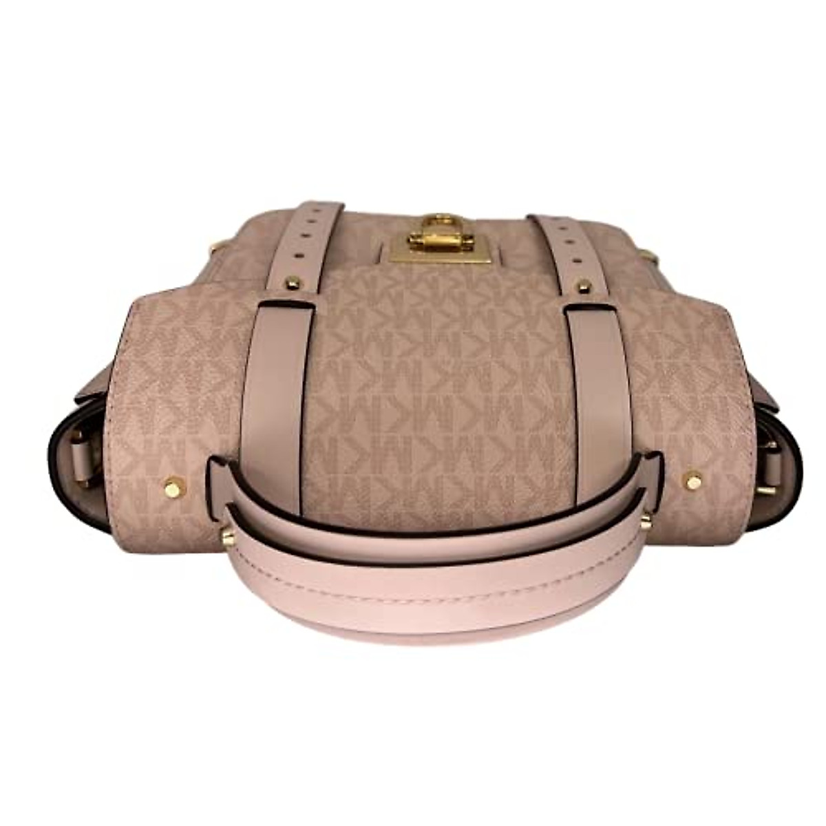 Michael Kors Manhattan Medium Powder Blush PVC Top Handle Purse Satchel Handbag