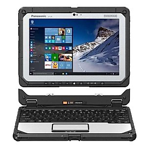 Panasonic Toughbook CF-20, 10.1-inch Multi Touch, 1920 x 1200, m5-6Y57@1.1GHz, 8GB, 512GBSSD, Wi-Fi, Bluetooth, Dual Pass, Webcam, Rear Camera, Emissive Backlit Keyboard, Win 10 Pro, 4G LTE (Renewed)