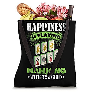 Happiness is Playing Mahjong ( Mahj jong) With Girls Tote Bag