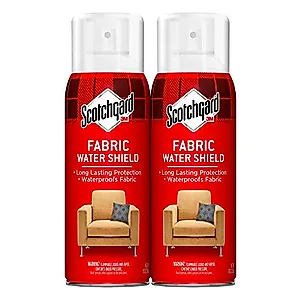 Scotchgard Fabric Water Shield, 20 Ounces (Two, 10 Ounce Cans), Repels Water, Ideal for Couches, Pillows, Furniture, Shoes and More, Long Lasting Protection