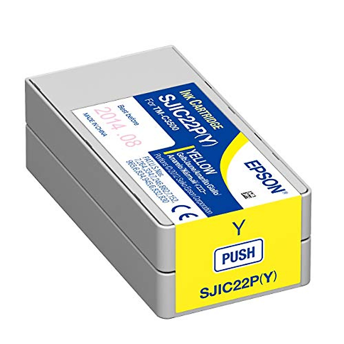 MOBI PRINT Genuine SJIC22P Yellow Ink Cartridge Kit for TM-C3500 C33S020583 C33S020583