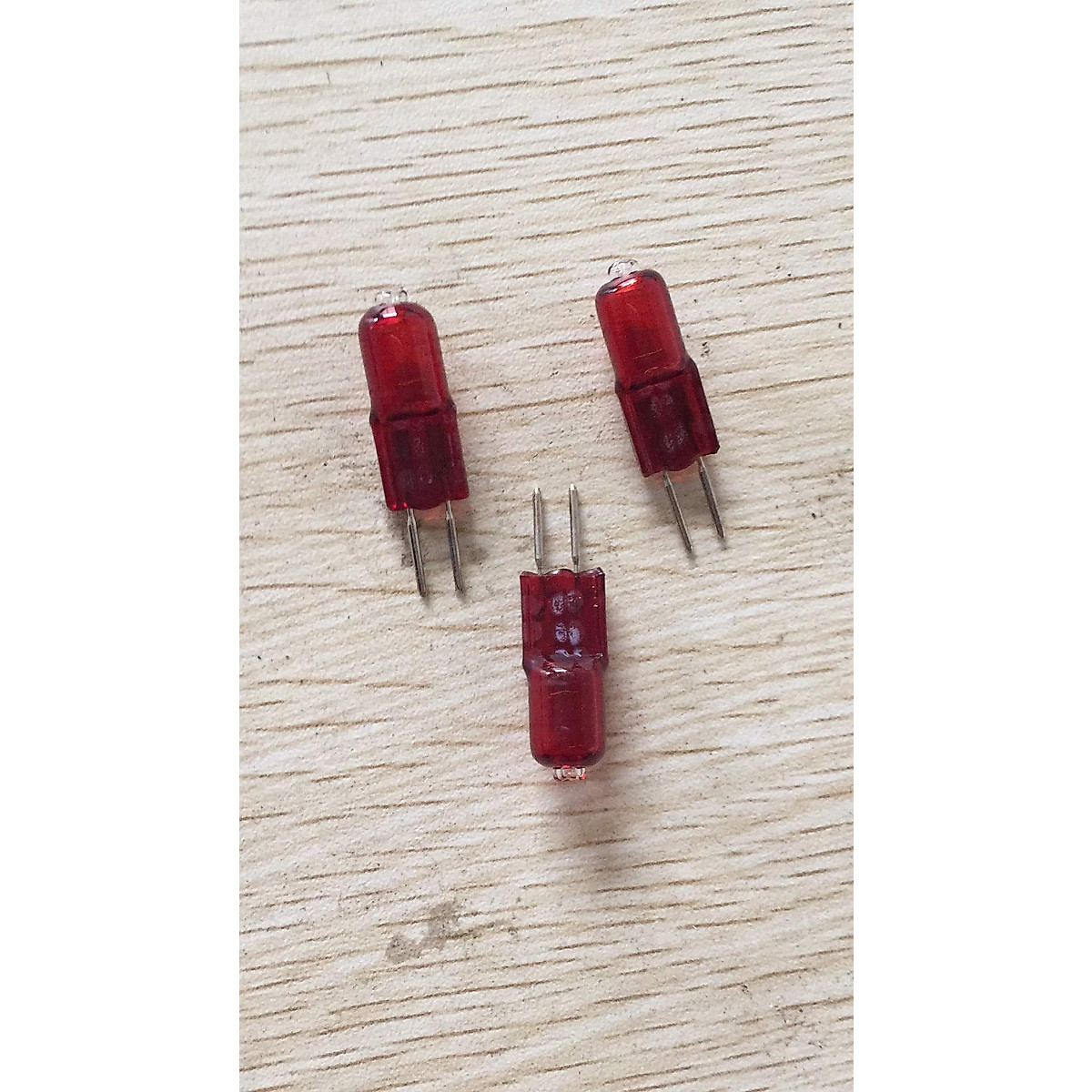 10W Halogen Bulbs G4 10W 12V Halogen Light Lamps G4 Base Halogen 10W 12 Volt T3 JC Lamp Halogen Bulbs Infrared Lights for Massage Chair Hair Dryer,G4 Bi-Pin Base,Low Voltage 12V, Red,10 Pack