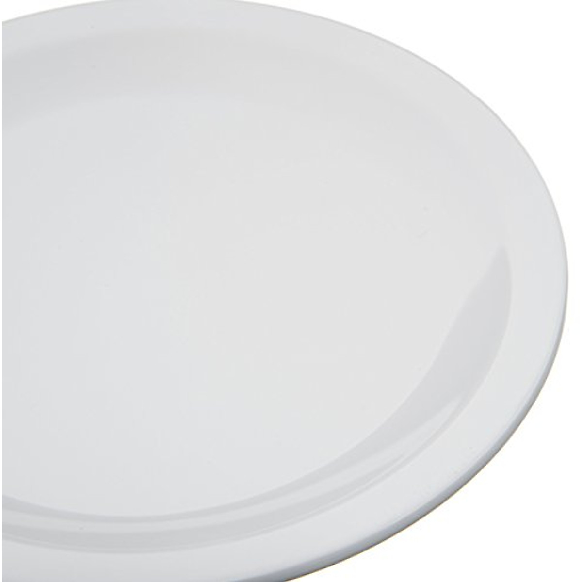 Carlisle FoodService Products KL20402 Kingline Melamine Pie Plate, 6-7/16" Diameter x 0.64" Height, White (Case of 48)