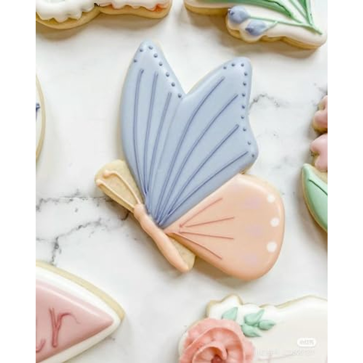 3PCS Butterfly Cookie Cutters Set,Stainless Steel Cutter for Themed Party Baby Shower Wedding Spring Easter Holiday