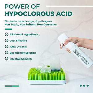 Ecoloxtech Eco One Electrolyzed Water System - Portable Hypochlorous Acid Generator - with Chlorine & pH Test Papers - HOCL Hypochlorous Mist - Sodium Hypochlorite Generator