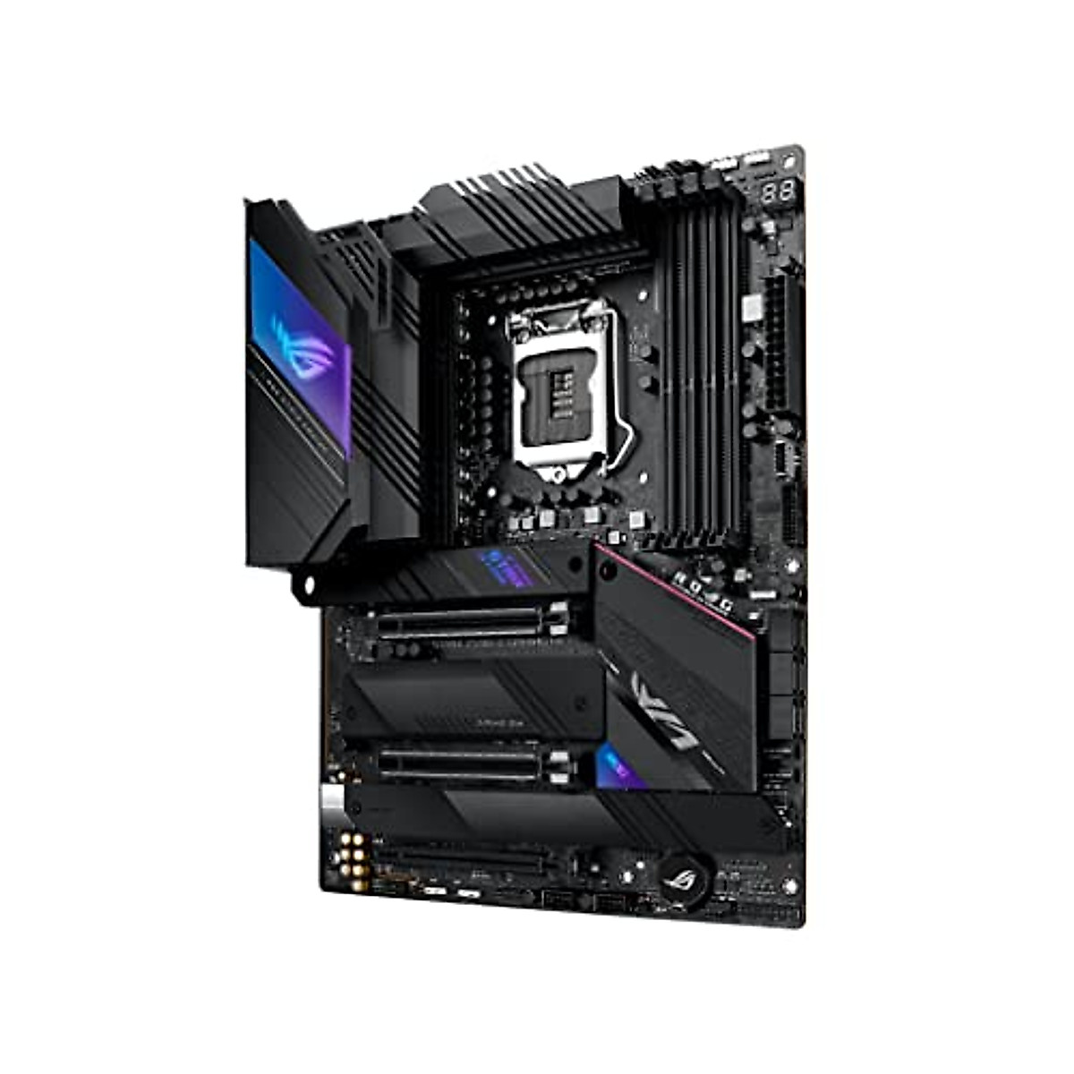 ROG Strix Z590-E Gaming WiFi 6E LGA 1200(Intel® 11th/10th Gen) ATX gaming motherboard (PCIe 4.0, 14+2 power stages, DDR4 5333+, Dual Intel® 2.5 Gb LAN,Thunderbolt 4, 4xM.2/NVMe SSD and AURA RGB)