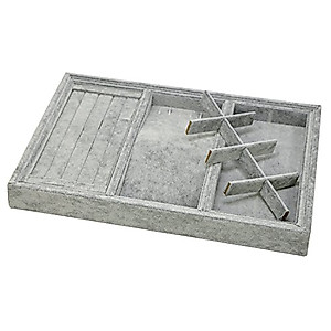 ORIGIA Drawer Organizer 4 in One Stackable Jewelry Accessary Tray Display Storage