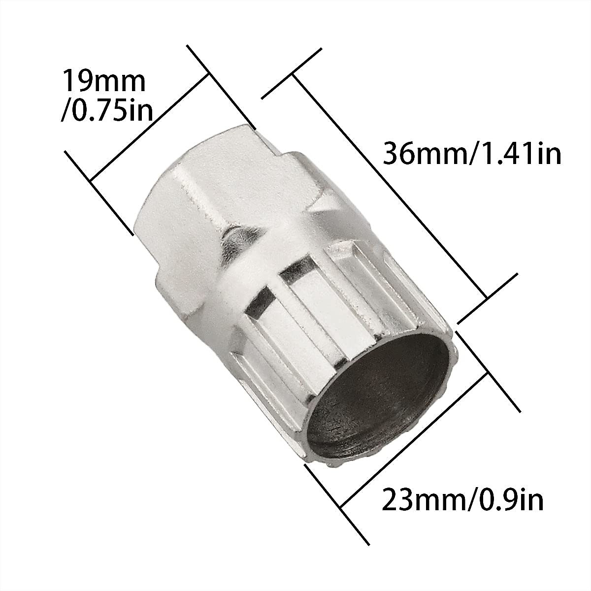 ZRM&E Alloy Steel Bike Freewheel Removal Repair Tool Compatible with 12 Tooth Spline Flywheel