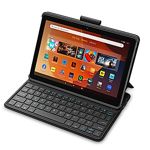 Made for Amazon Bluetooth Keyboard Case for Amazon Fire HD 10, (13th Gen, 2023 release)