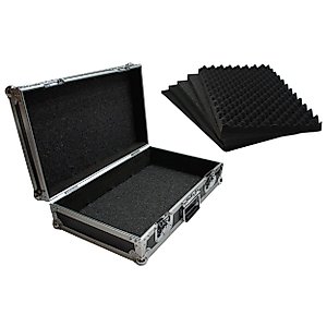 Harmony Audio HCLUC Flight 22" x 13" x 5-3/8" Pick & Pluck Foam Utility Locking Case