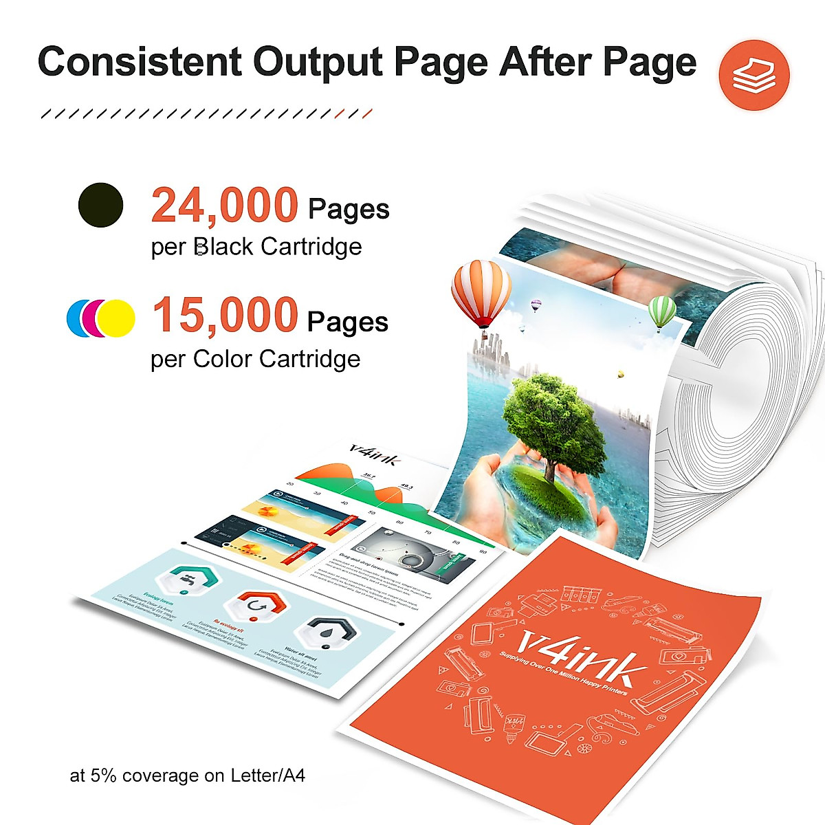 v4ink MX-36NT High Yield Compatible Toner Replacement for Sharp MX-36NT MX-36NTBA MX-36NTCA MX-36NTMA MX-36NTYA for MX-2610N 2615N 2640N 3110N 3140N 2615NC 2648NC Printer Toner Cartridges Set, 4-Pack