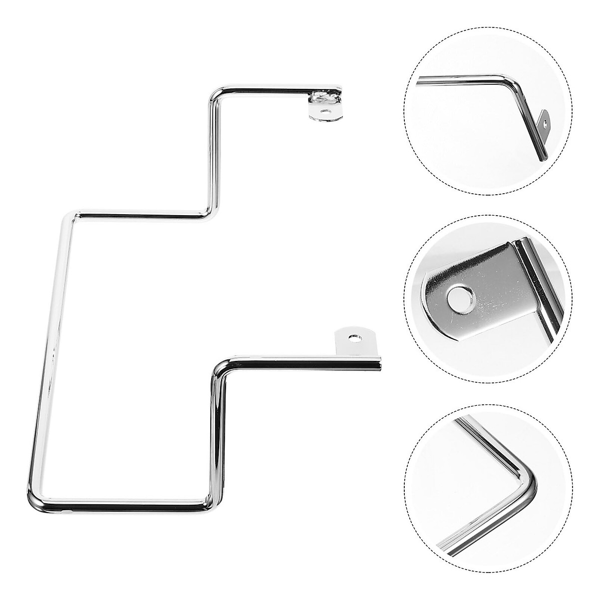 Kichvoe Mattress Retainer Bar Adjustable Mattress Slide Stopper Metal Mattress Stabilizers Non Slip Mattress Gripper for Beds in Place to Keep Mattress from Sliding Silver