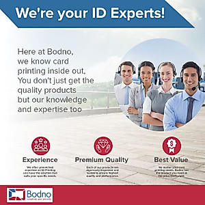 500 Pack - Bodno Premium CR80 30 Mil Graphic Quality PVC Cards