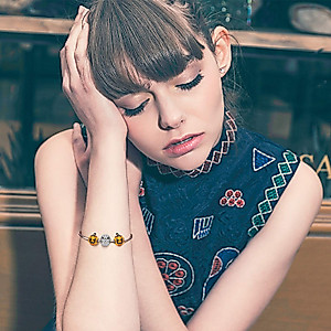 NINAQUEEN Halloween Pumpkin Charms Fits Charms Bracelets Sterling Silver Bead Birthday Valentines Christmas Gifts for Women Her Wife Mom Girls Girlfriend Jack-o'-lantern