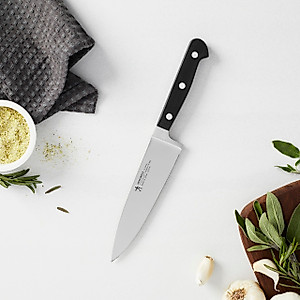 HENCKELS Classic Razor-Sharp 6-inch Chef's Knife, German Engineered Informed by 100+ Years of Mastery