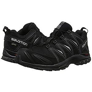 Salomon Men's XA PRO 3D GORE-TEX Trail Running Shoes for Men, Black / Black / Magnet, 11.5