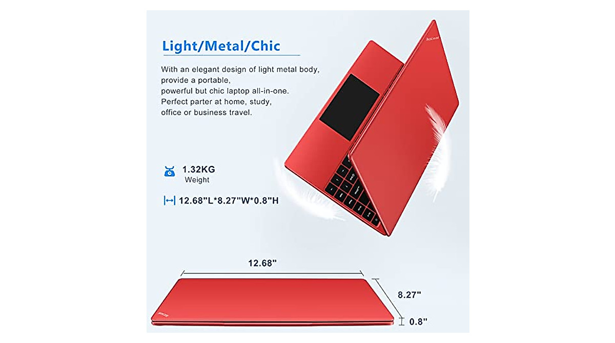 Ruzava 14" Windows 10 Laptop - Light & Powerful with FHD Display