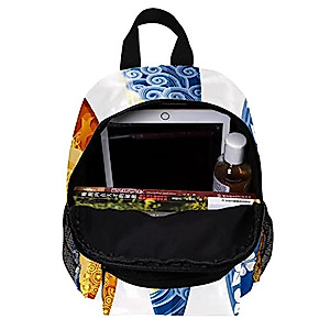 suojapuku Small Backpack,Mini Backpack Lightweight Backpack,surfboard Printing Small Daypack Travel Rucksack