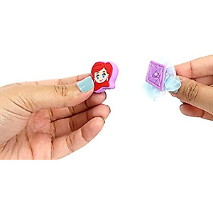 Tara Toys Disney Princess Snap N' Wear Activity Rings Set, DIY Jewellery Kit for Kids, 3+ Years