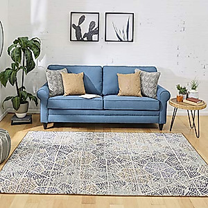 Scott Living Area Rug by Mohawk, (9' 6" x 12' 11" ) Pointed Path Grey