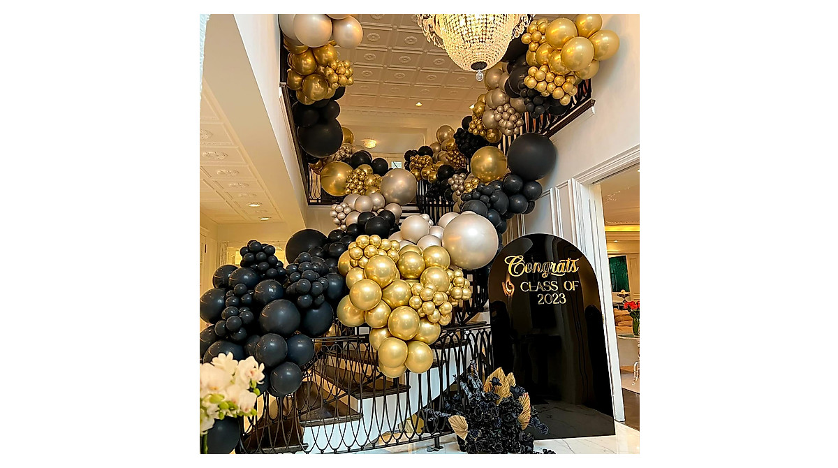 PatiCool Metallic Gold Balloons - 12 Inch 100pcs for Party Decor
