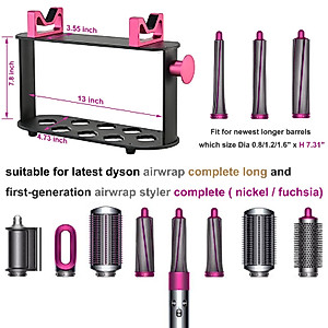 simpletome Storage Stand Holder for Dyson Airwrap Complete Styler Heavy Sturdy with Non-Slip Rubber (Aluminum Alloy)