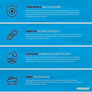 Quicksilver 10W-30 Synthetic Marine Engine Oil - 1 Gallon