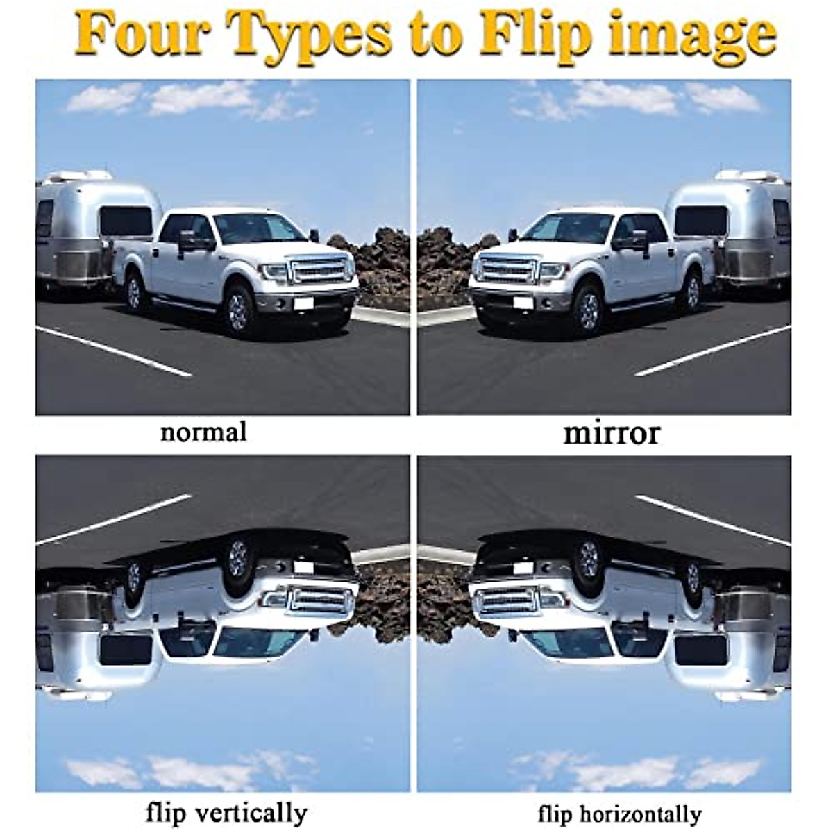 RV Backup Camera Wireless HD 1080P 2 Infrared Night Vision Bluetooth Rear View Cam 7‘’DVR Touch Key Monitor Kit Adapter for Furrion Pre-Wired RV Trailer Truck Camper Van Crane 4 Channels DAJKRTIA K7