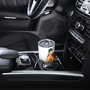 OAEWRE Mark Actors Wahlberg Stainless Steel Mug Insulated Tumbler Coffee Mugs with Lids and Straw Double Wall Vacuum Cup 20oz