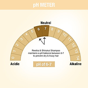 Nykaa Naturals Shampoo, Reetha and Shikakai, 6.76 oz - Hair Growth Shampoo - Revives Dull Hair and Strengthens Roots - Safe for Colored Hair