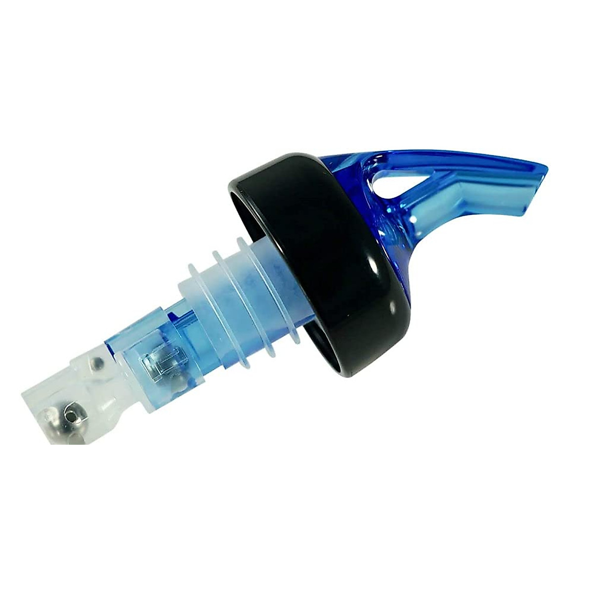 1/4 oz Blue (PP-CLD-14B) Measured Liqour Pourer - Precision Pour Liquor & Wine Bottle Pour Spout - (10-Pk) 100% USA Made - Pour The Perfect Cocktail with Our No Leak Bottle Spouts, Size 0.25 oz