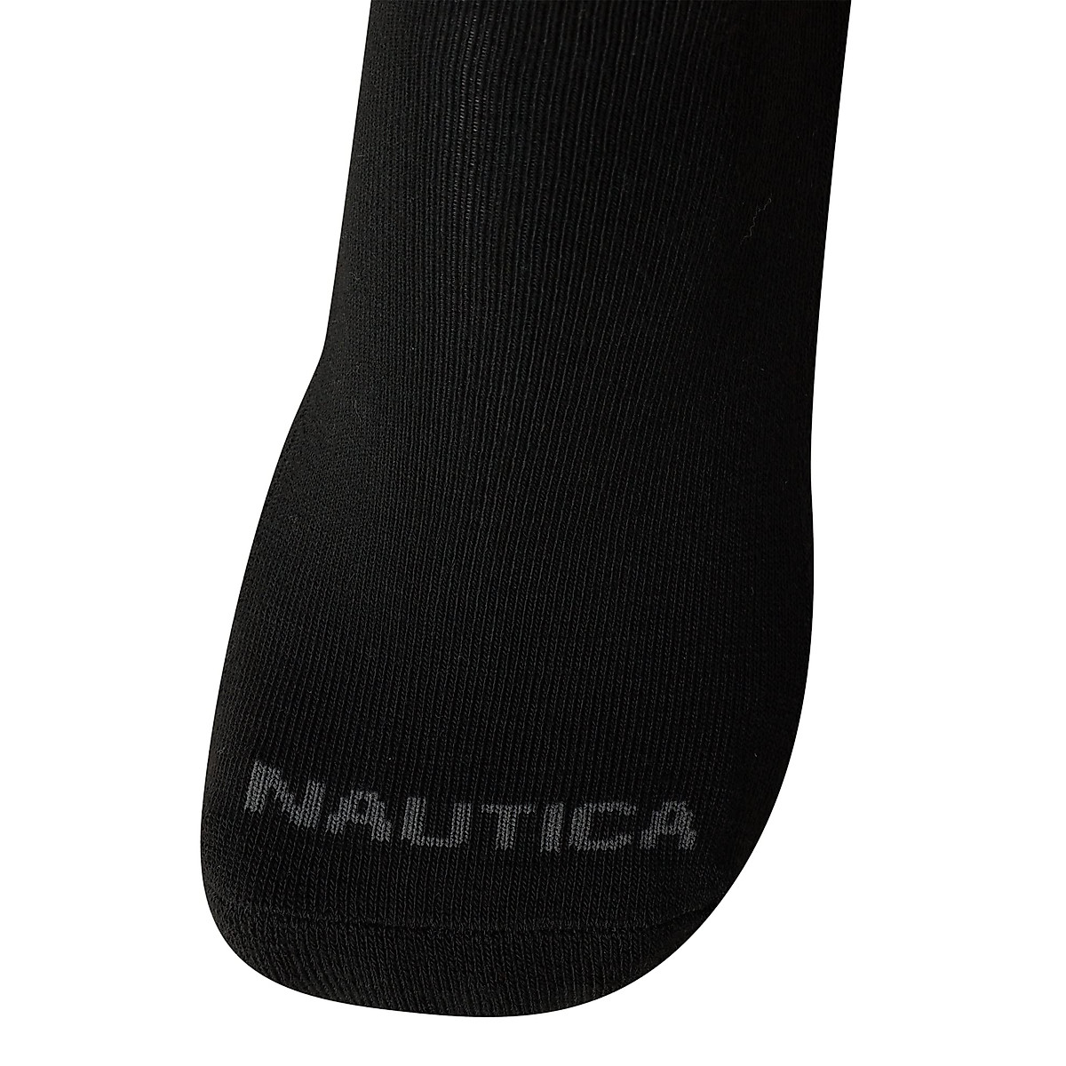 Nautica Men's Athletic Socks - Cushioned Low Cut Socks (8 Pack), Size 6-12.5, Black