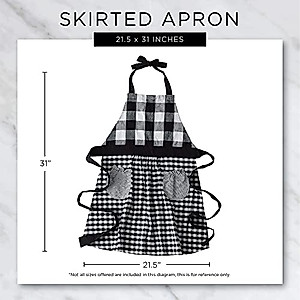 DII Women's Fall & Thanksgiving Kitchen Apron, Adjustable Long Waist Ties, It's Fall Y'all