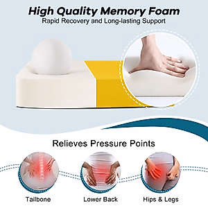 Basic Beyond Outdoor Chair Cushions for Patio Furniture, Waterproof Outdoor Cushions, Square Corner Patio Chair Cushions Set of 4 with Ties, 18.5"x16"x3", Yellow