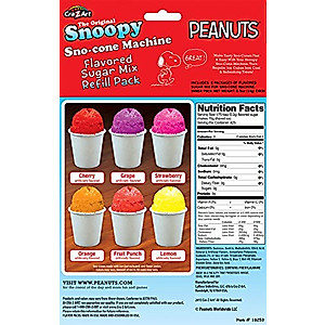 Snoopy Snow Cone Maker Refill 3 oz